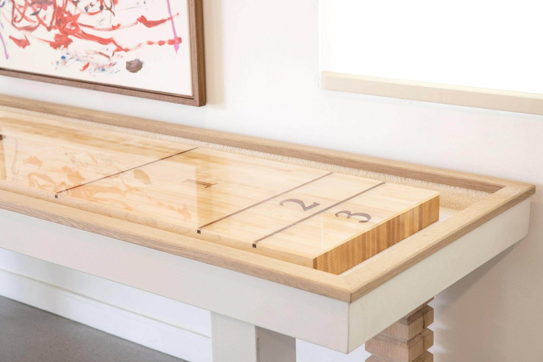 Neo Indoor Shuffleboard Table | Contemporary Handmade Table
