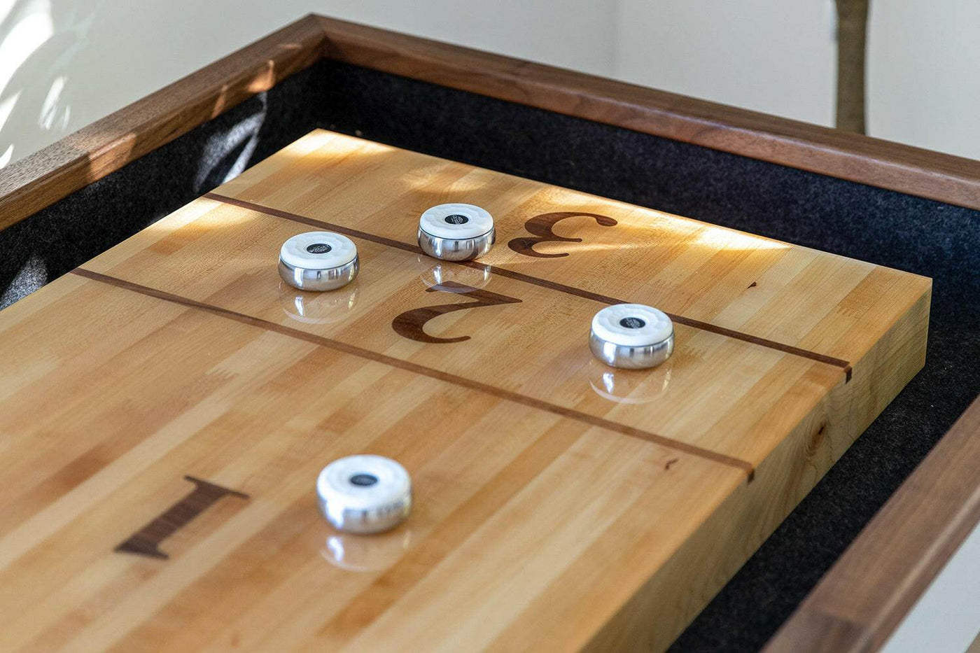 Woolsey Indoor Shuffleboard Table | Modern Handmade Design